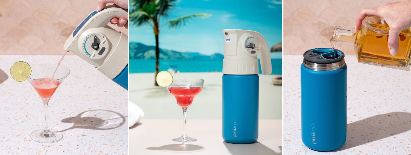 pnümix: Dual-Chamber Portable Cocktail Mixer – Perfect Cocktails Anywhere